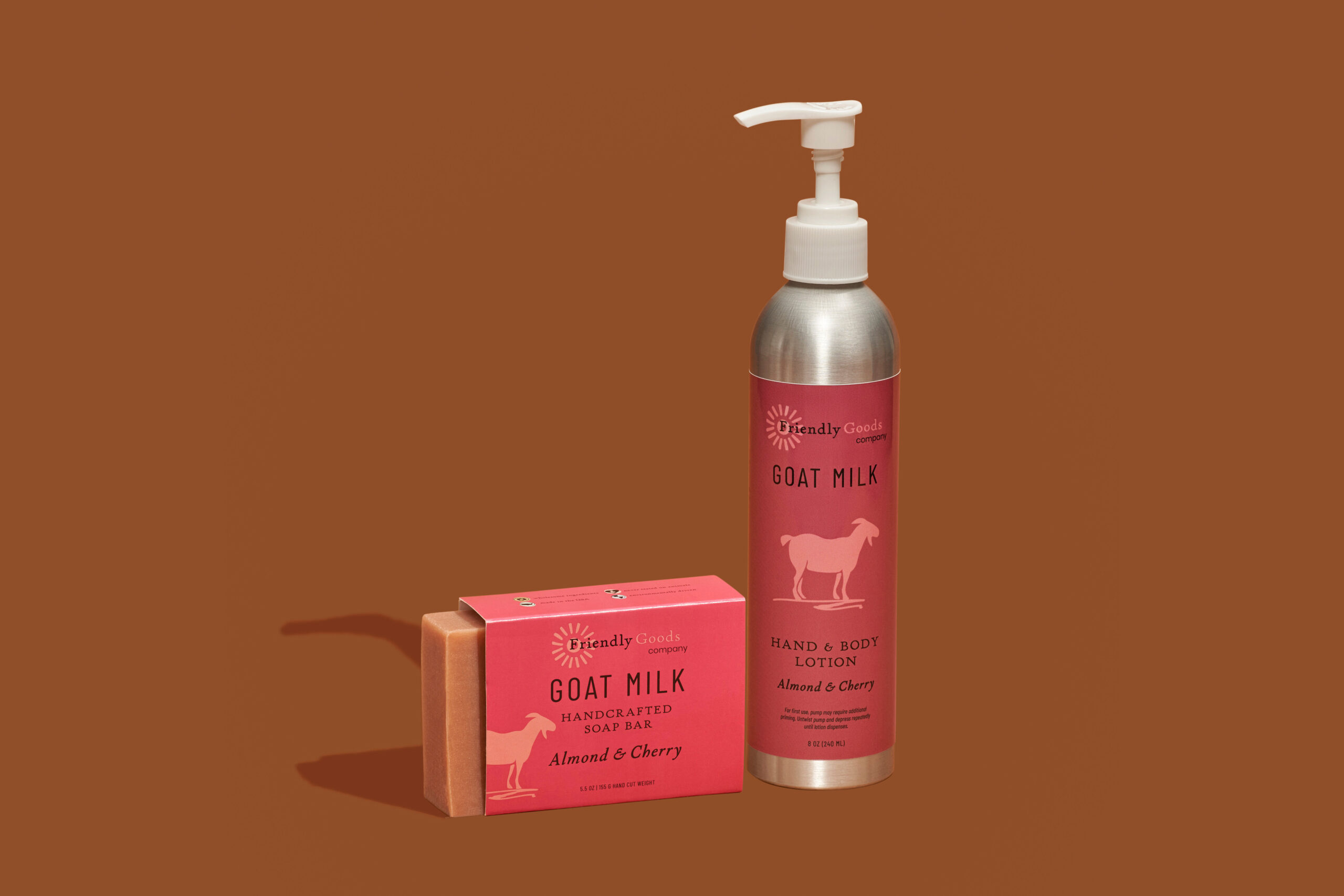 Lotion Almond Cherry Friendly Goods Lotion Almond Cherry Friendly Goods